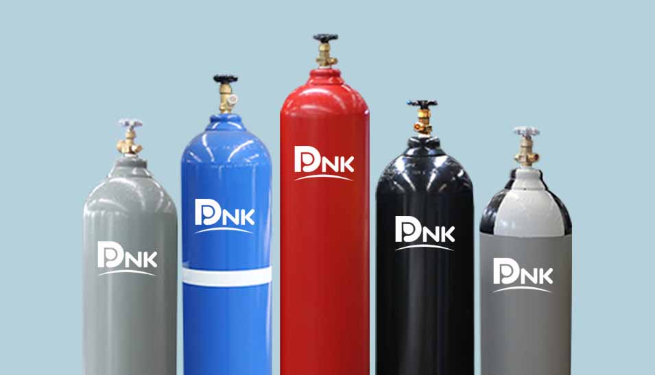 Seamless steel gas cylinders - DINAK Seamless steel gas cylinders